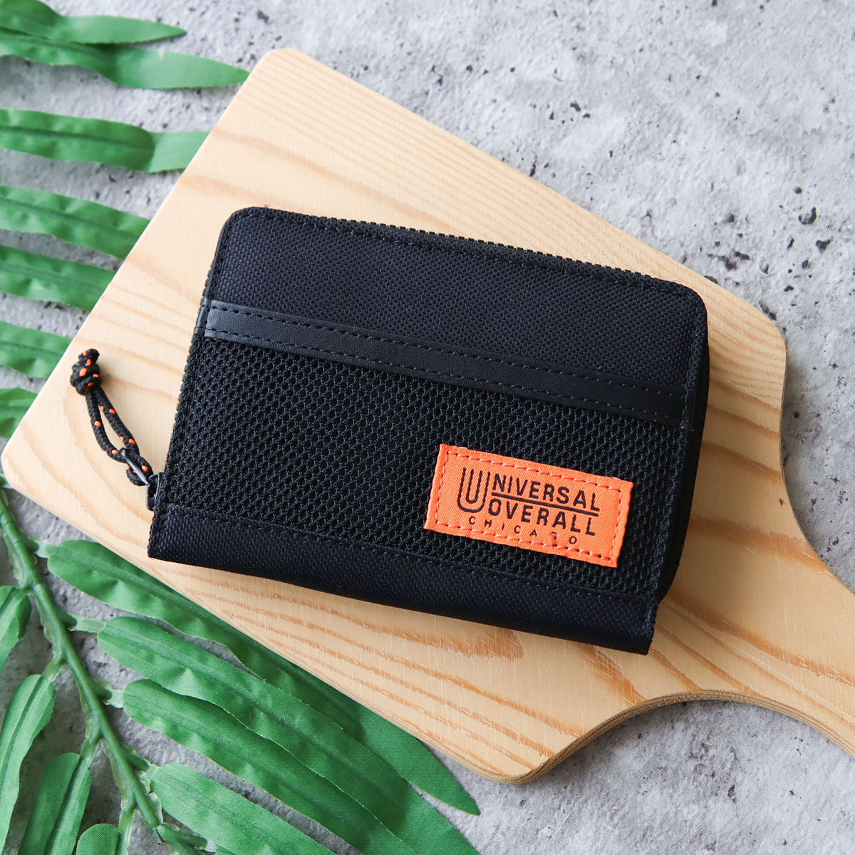 UNIVERSAL OVERALL ユニバーサルオーバーオール 二つ折り 財布 軽量 カード メンズ レディース おしゃれ ブラック uv511qg : Jerico Yahoo!店 - 通販 ...