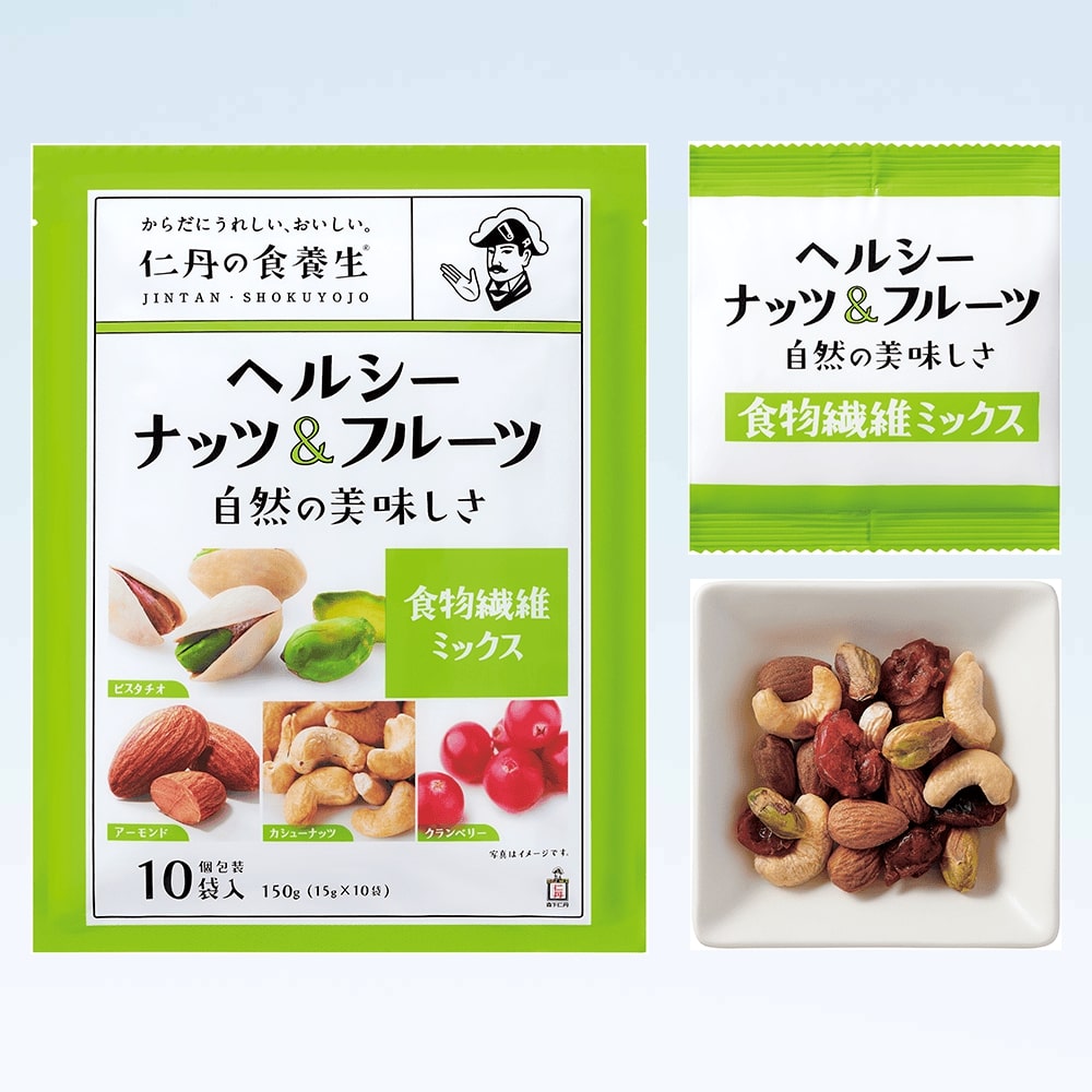 【森下仁丹公式】ヘルシーナッツ＆フルーツ4種セット 150g(15g×10袋)×4種 :310:森下仁丹オンラインショップ - 通販 - Yahoo!ショッピング
