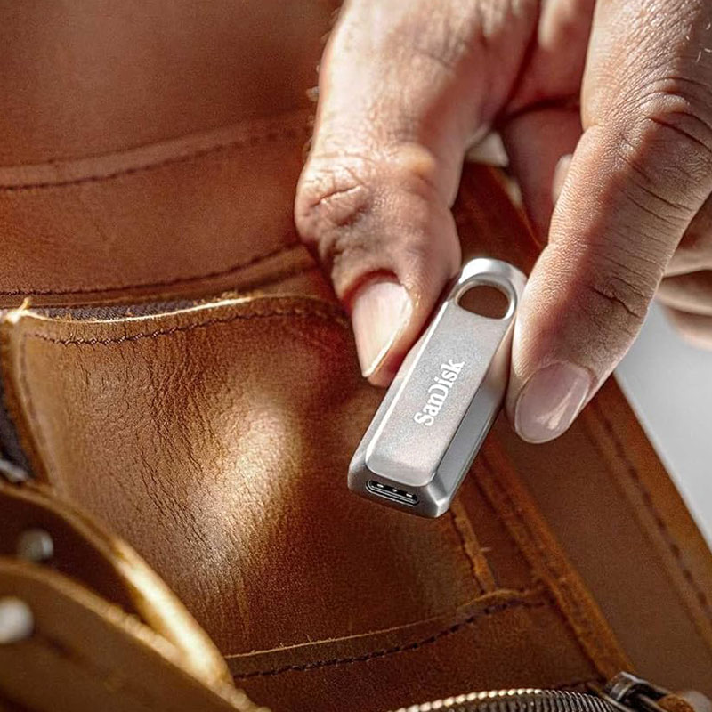 SanDisk（サンディスク） USBメモリ 64GB SanDisk Type-C Ultra Luxe スライド式 R:300MB/s ...