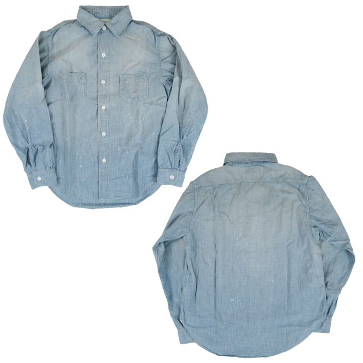 FULLCOUNT（フルカウント） 20s Short Chambray Shirt シャンブレーシャツ 4091HW : カジュアルショップ ...