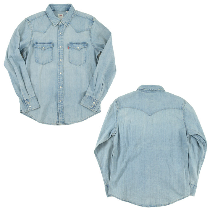 Levi's（リーバイス） デニムウエスタンシャツ ストーンウォッシュ 85745-0003 : カジュアルショップ JOE - 通販 ...