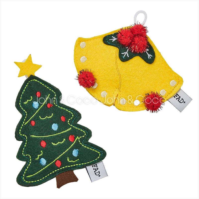 FAD 【数量限定品】 フェルト・トイ ホリデー ツリー&ベル 猫用 おもちゃ : 犬と猫のJohn&Coco’ジョン&ココ’ - 通販 - Yahoo!ショッピング