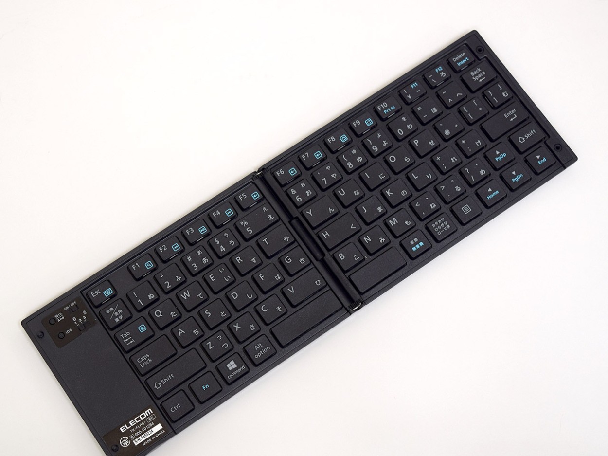 エレコムのワイヤレスキーボード をスマホで使ってみた【試用レポート】