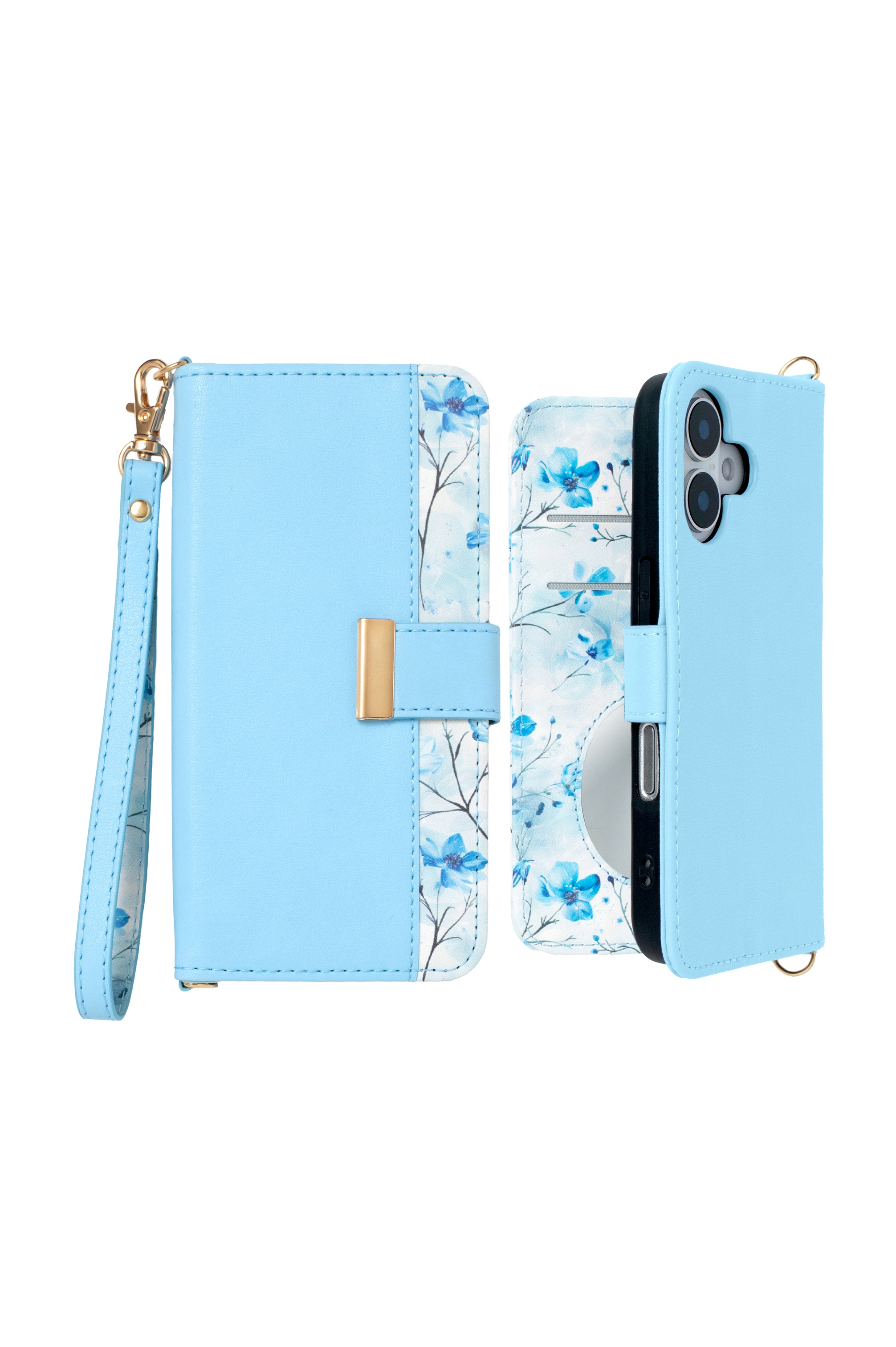 iPhone16 ケース 手帳型 花柄 ストラップ付き iPhone15 iPhone14 スマホケース iPhone13 12 12Pro 12mini 13mini : MINTY ...