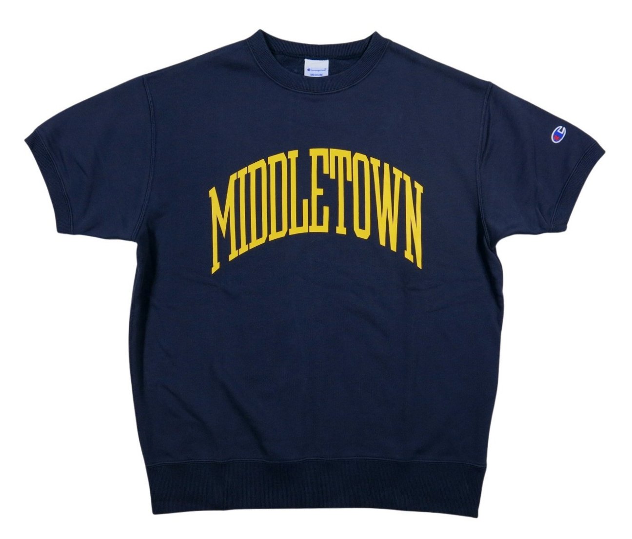 Champion チャンピオン BASIC アメリカ綿 カレッジプリント 半袖 スウェットシャツ C3-B018 : JTWO - 通販 ...