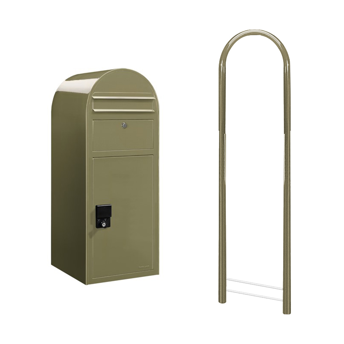 宅配ボックス「BOBI CARGO（ボビカーゴ） ＆ スタンド BOBIROUND（ボビラウンド） セット」 置き配BOX :P8SSSS-003468:郵便ポスト・表札の ...