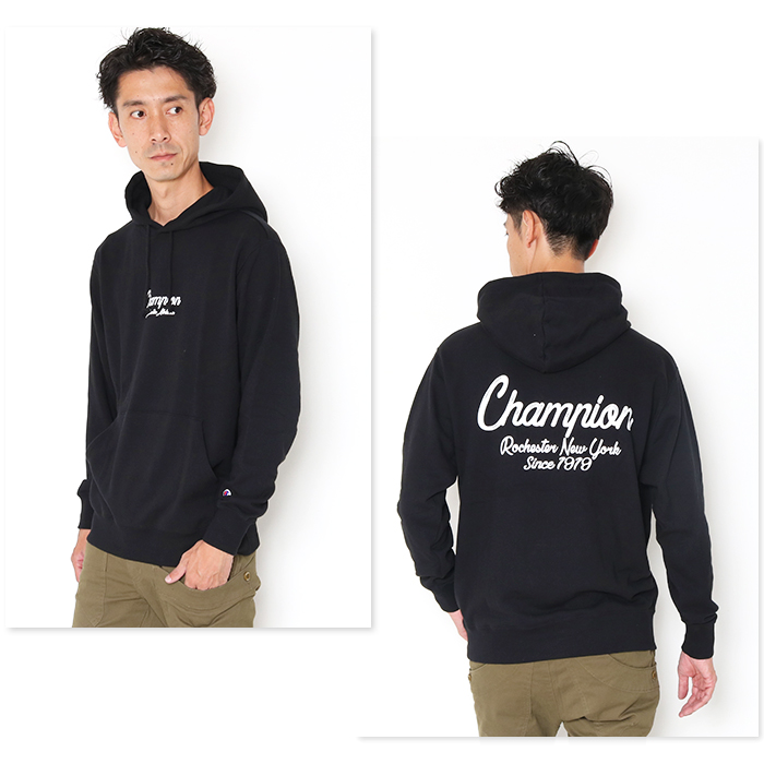 Champion チャンピオン パーカー プルオーバー スウェット メンズ カジュアル ブランド ユニセックス 綿 プリント 裏毛 C3 ...