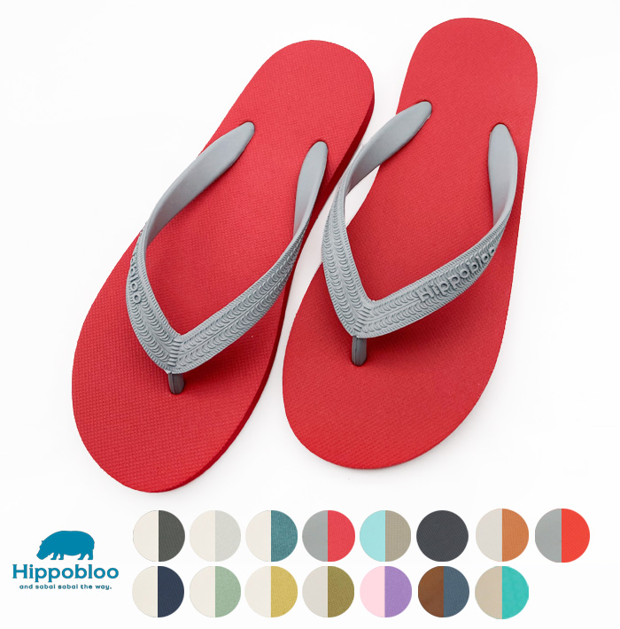 Hippobloo ヒッポブルー ビーチサンダル hippobloo サンダル メンズ レディース 植物由来 夏 プール ビーチ ユニセックス 草履 : jxt-style - 通販 ...