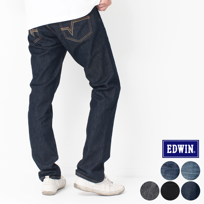 エドウィン EDWIN クラシックヌーボー CLASSIC NOUVEAU レギュラー ストレート ジーンズ メンズ パンツ ジーパン エドウイン KU03 :KU03:jxt-style ...