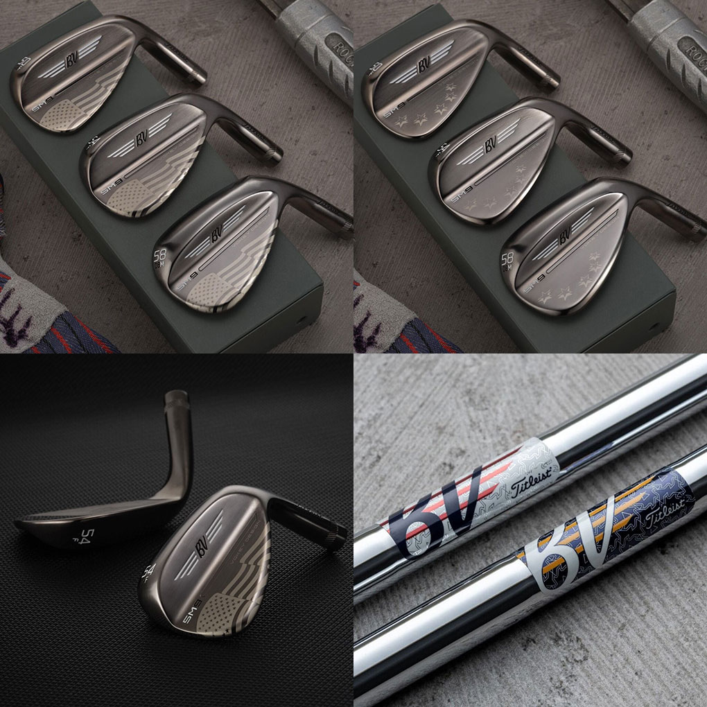 Titleist タイトリスト SM9 LIMITED FLAG ENGRAVING ウェッジ EURO 刻印 BRUSHED STEEL ...