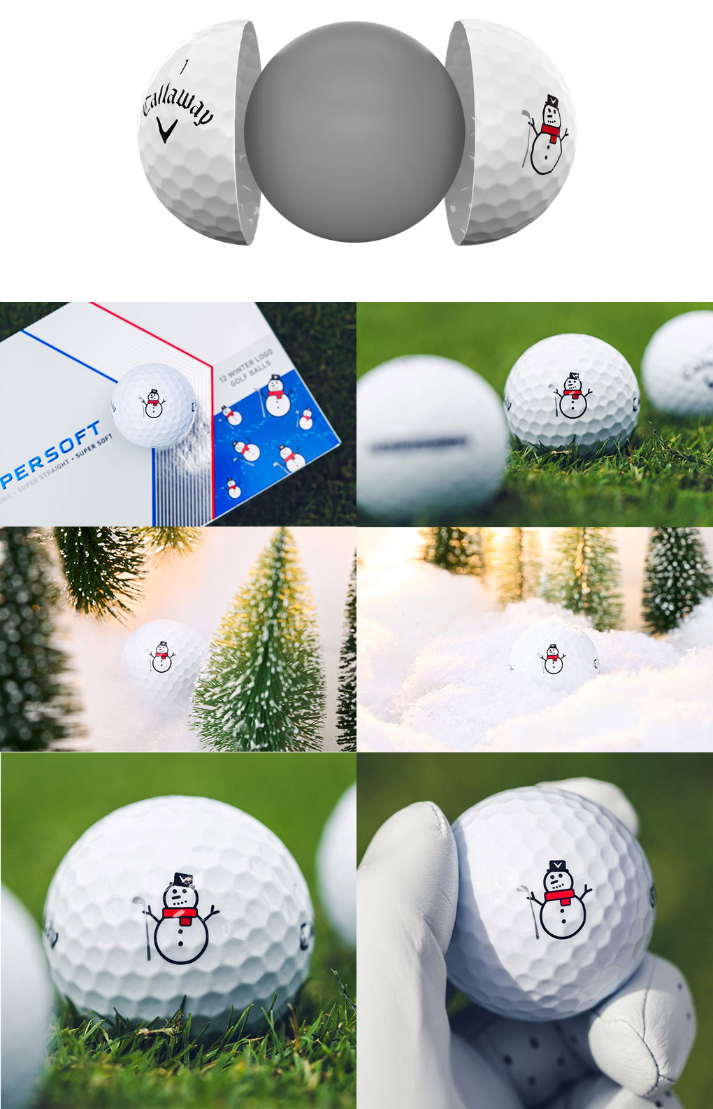 キャロウェイ Limited Edition Supersoft Winter Golf Balls 2023 ゴルフボール 1ダース 全12 ...