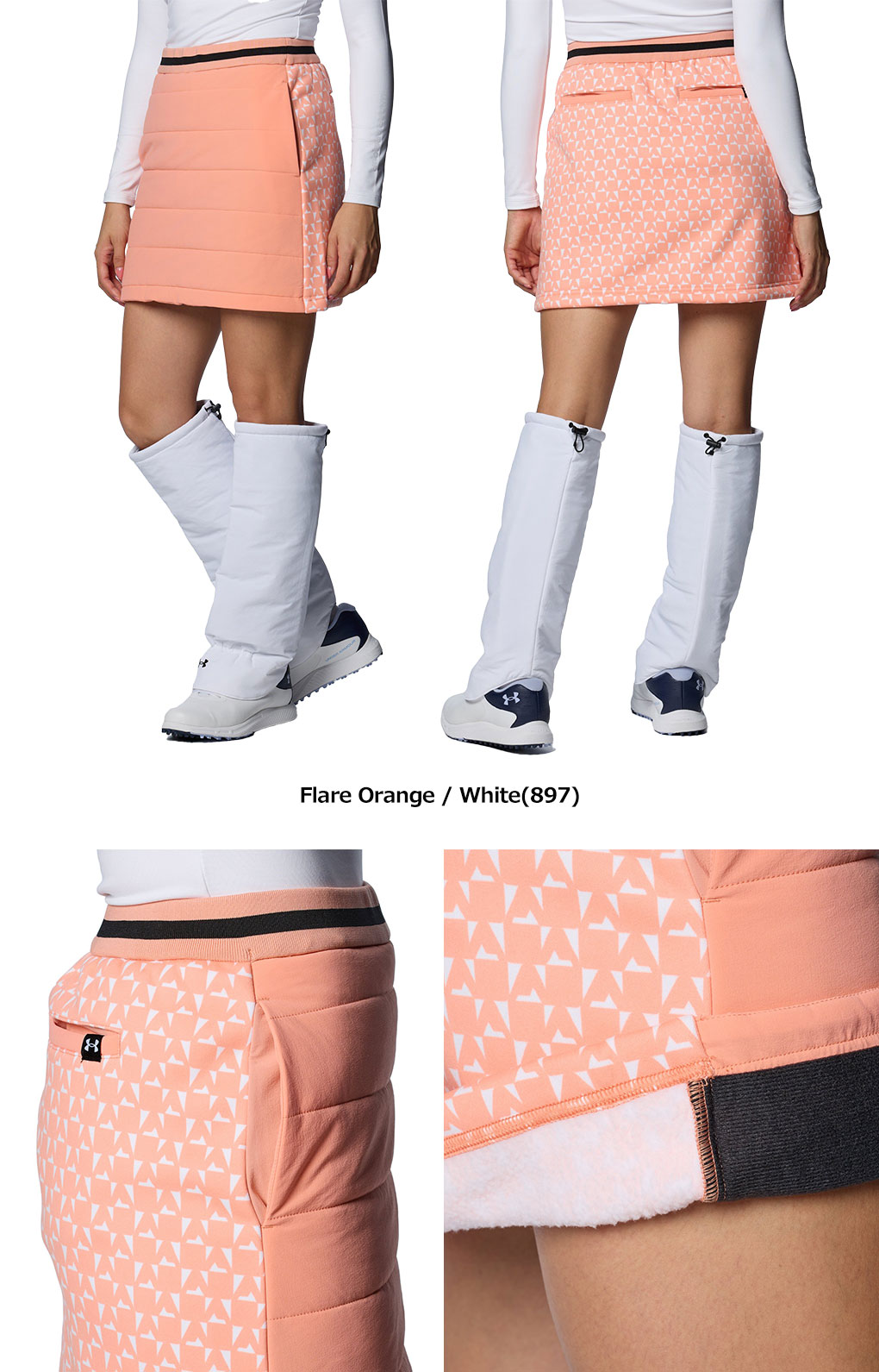 UNDER ARMOUR アンダーアーマー UAドライブ プロ フリース ハイブリッド スカート 1388335 レディース 2024秋冬 ...