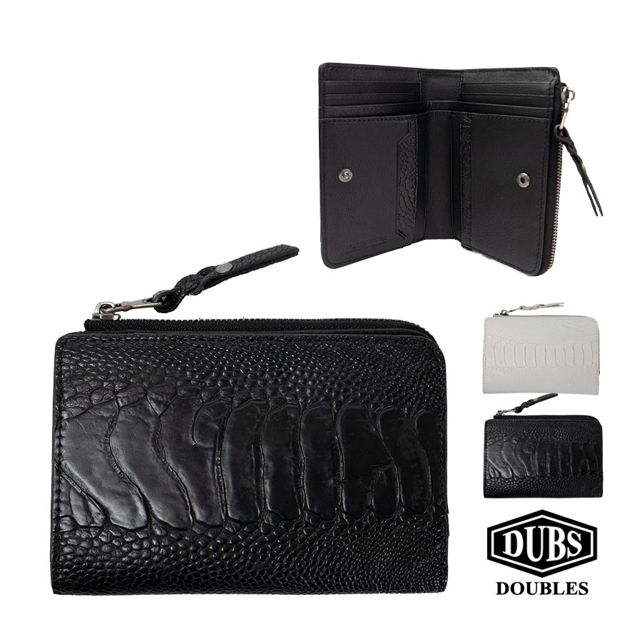 DOUBLES（ダブルス） 財布 メンズ 二つ折り ミドルウォレット 本革 革