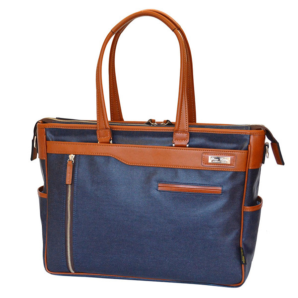 ビジネスバッグ おしゃれ/PREM-EDITOR プレムエディター コーティングデニムトート/2771/日本製 2way : かばんmart - 通販 - Yahoo!ショッピング
