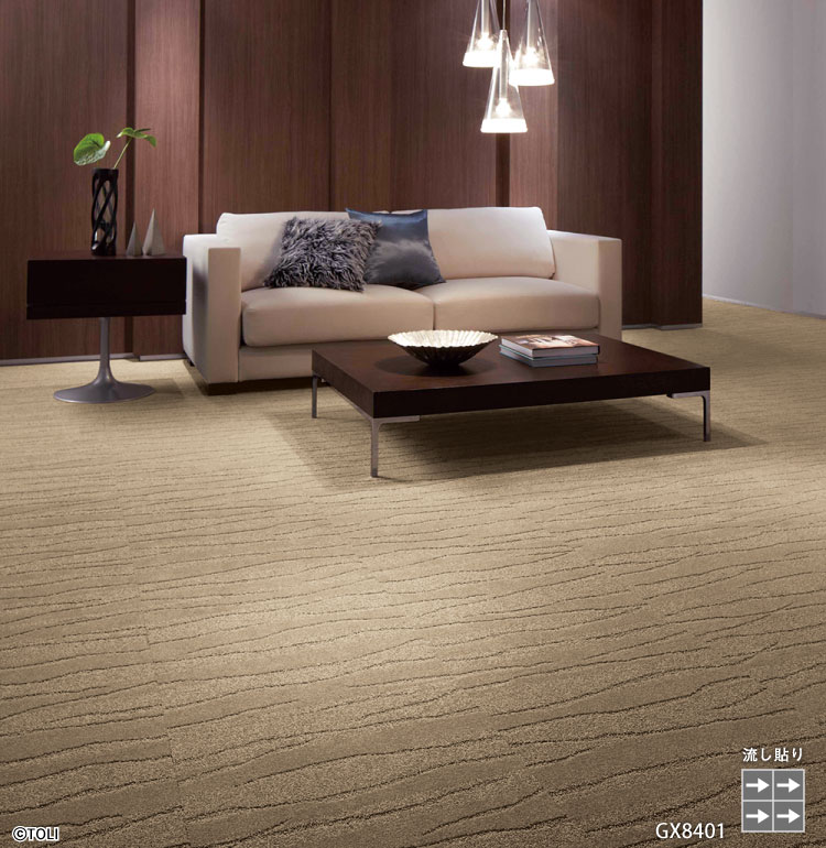 東リ [各色16枚単位]タイルカーペット 50×50 GX-8400 ノクチュール/NOCTURE ボーダー GX8401 GX8404 : カベコレPro - 通販 - Yahoo!ショッピング
