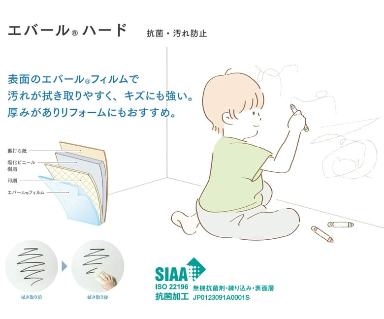 ルノン 壁紙 のりなし クロス 国産壁紙 洗面所 表面強化 防汚 抗菌 リフォームおすすめ RH-9366〜RH-9382 : DIYリフォームのお店 かべがみ道場 - 通販 - Yahoo ...