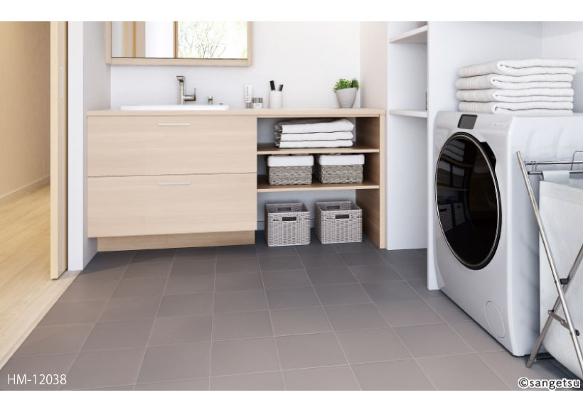 サンゲツ 【最大★10%オフクーポン】 クッションフロア カルムタイル HM-12037 HM-12038 HOME FLOOR : 壁紙生活by内装応援団 - 通販 - Yahoo!ショッピング