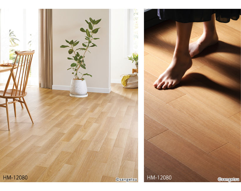 サンゲツ クッションフロア ミラオーク HM-12078 HM-12079 HM-12080 HM-12081 HM-12082 HM-12083 HOME FLOOR 通常サイズ 182cm ...