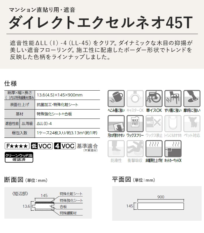 EIDAI フローリング材 エイダイ ダイレクトエクセルネオ45T シート・ボーダータイプ 床暖可 防音フロア 1坪 : DIYSHOP RESTA Yahoo!店 - 通販 - Yahoo ...