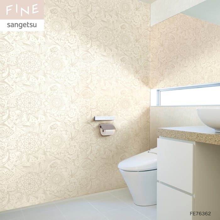 壁紙 クロス のり付き サンゲツ FINE フィルム汚れ防止壁紙 巾92cm FE76362・FE76363 :knfe1799:DIYSHOP RESTA Yahoo!店 - 通販 ...