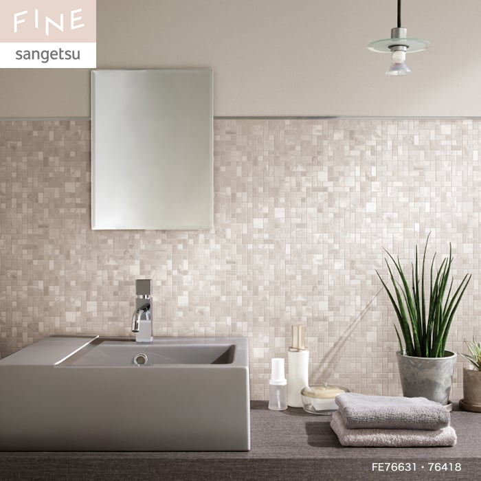 壁紙 クロス のり無し サンゲツ FINE タイル 巾92cm FE76630 :knnfe2529:DIYSHOP RESTA Yahoo!店 - 通販 - Yahoo!ショッピング