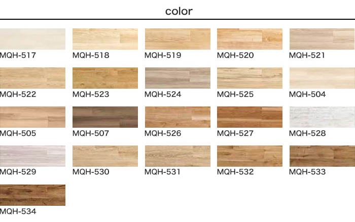 (法人・個人事業主様は送料無料) フロアタイル ノーワックス 150×914.4×3mm 22枚入り タジマ マッキレーネ 木目調 MQH-517〜MQH-534 :fttz0146 ...