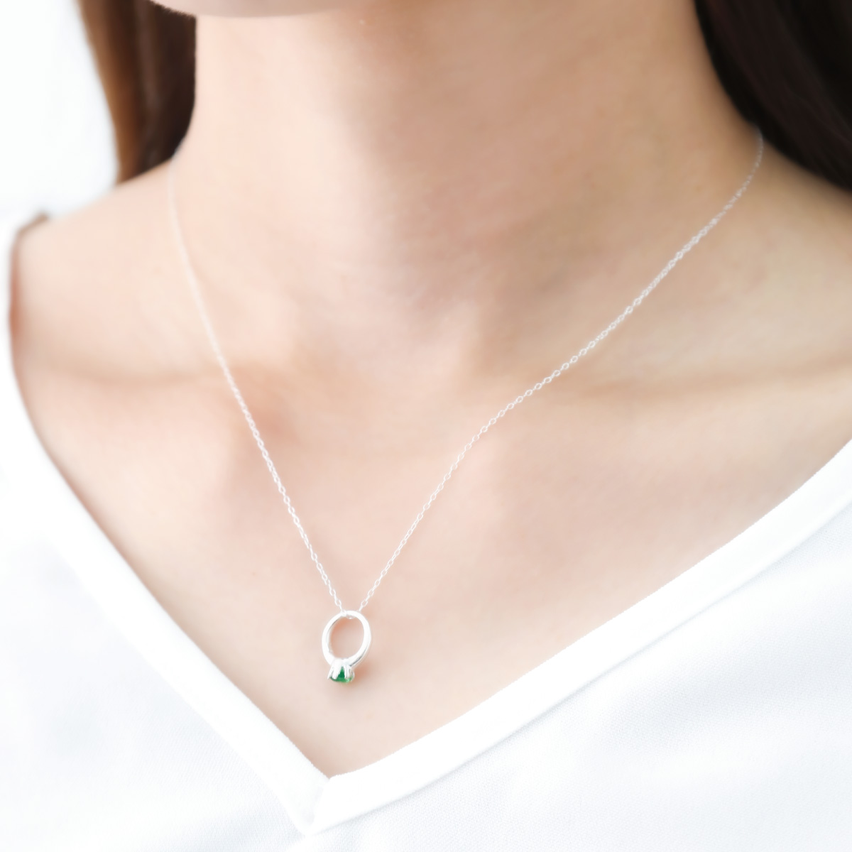 誕生石カラー 金属アレルギー対応 誕生日 記念日 プレゼント ネックレス レディース シルバー925 キュービックジルコニア ベビーリング 指輪 : ピアス アクセサリーカラコンPIENA ...