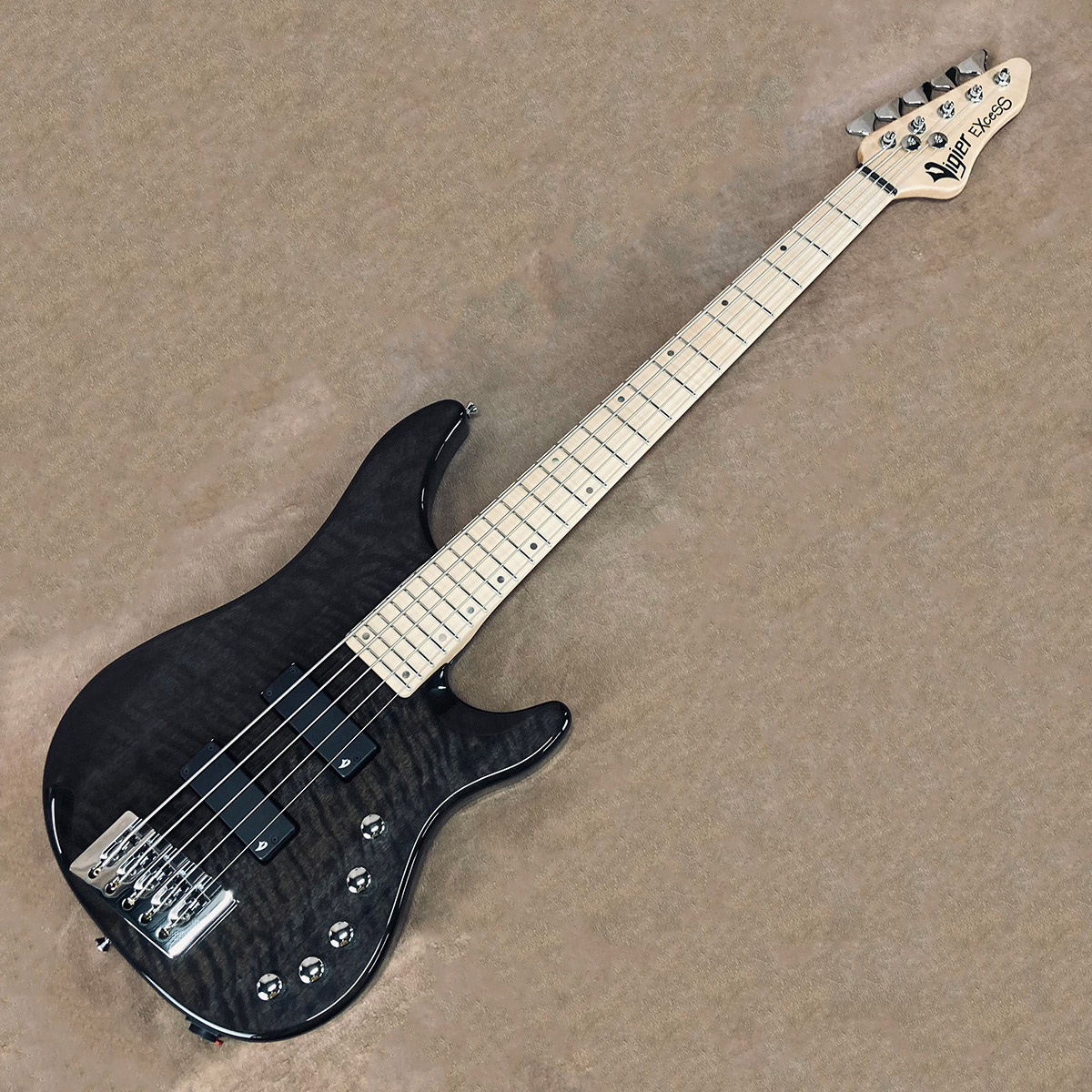 Vigier ( ヴィジェ ) Excess Original, 5 strings VE5EC Clear Black : 御茶ノ水楽器 ...