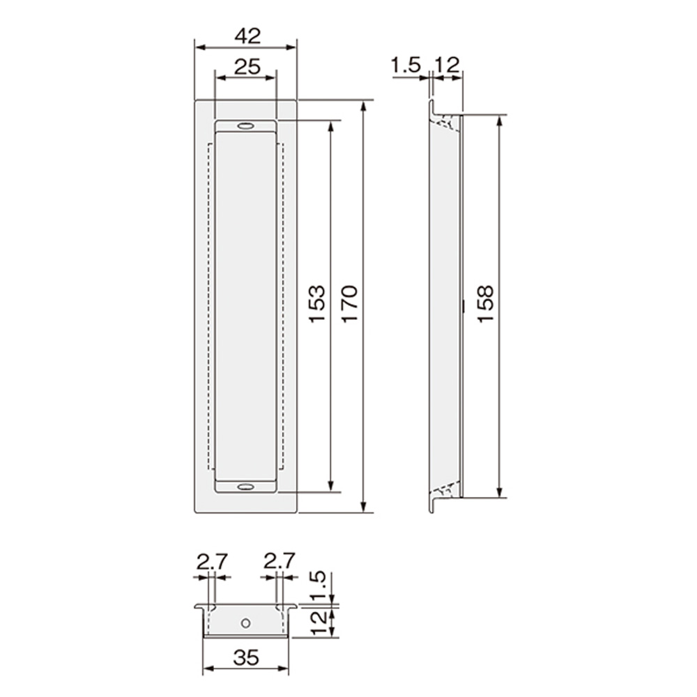 アトムリビンテック 引手 KJ-170 185673 金色塗装 : カネマサかなものe-shop - 通販 - Yahoo!ショッピング