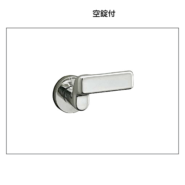 レバーハンドル 【ユニオン】 UL246-001+WFS01001 アルミミラー 【空錠付】(専用座金付(CP15N)) 片開用 内外/1セット 左・右吊元ご指示ください : カネマサかなもの ...