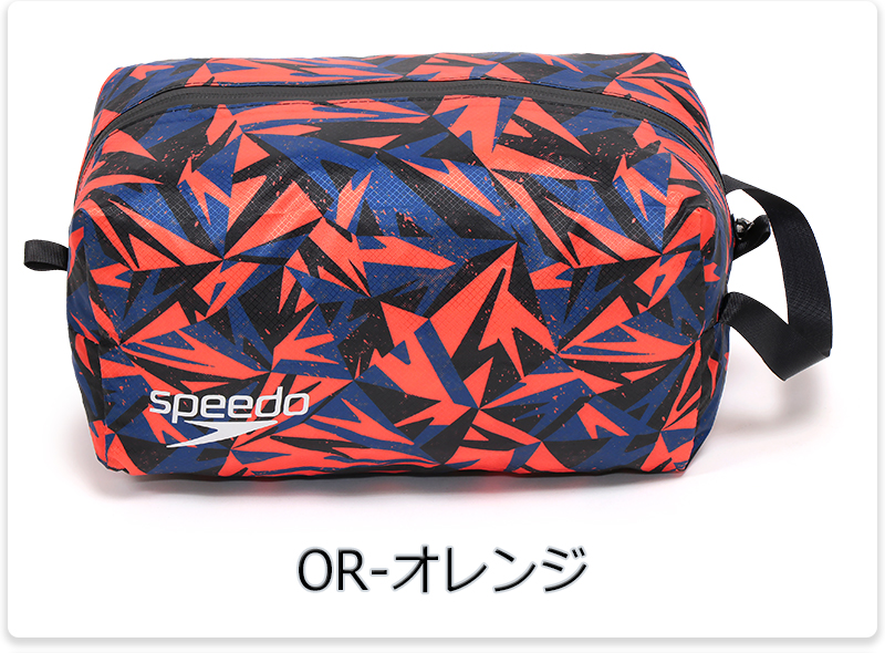 speedo スピード NOVELTY W-PROOF L メンズ/レディース 防水ポーチ マルチカラー/ブラック/オレンジ/グリーン W約 ...