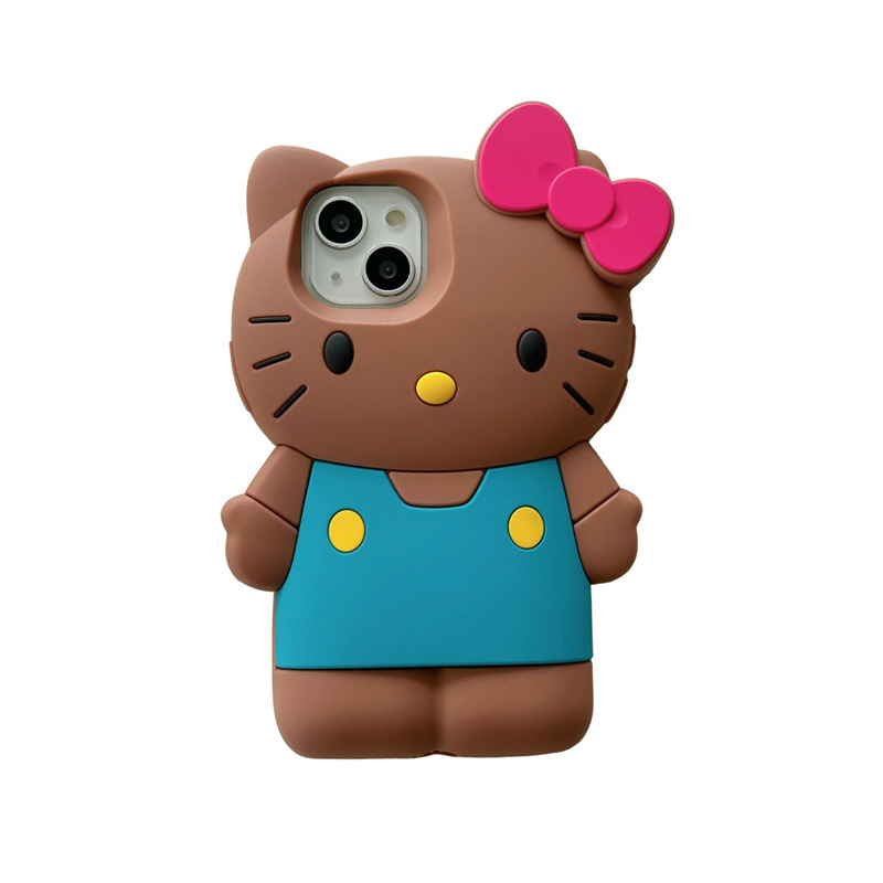 iPhone15 ケース Hello Kitty 型 キャット シリコン ソフトiPhoneX 用 アイフォン iPhoneX14ProMax カバー スマホ アイホン iPhone13/XS ...