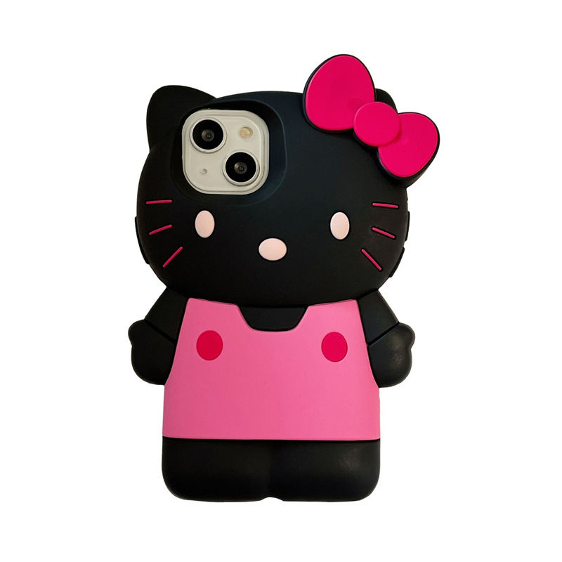 iPhone15 ケース Hello Kitty 型 キャット シリコン ソフトiPhoneX 用 アイフォン iPhoneX14ProMax カバー スマホ アイホン iPhone13/XS ...