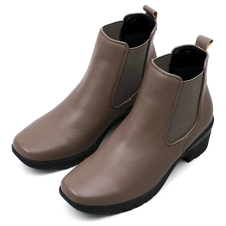 REFRESH WALK リフレッシュウォーク ショートブーツ サイドゴア レディース 3E 幅広設計 防水 防滑 TERAX 抗菌 防臭 血行促進 帯電軽減 エコ : 6053 ...