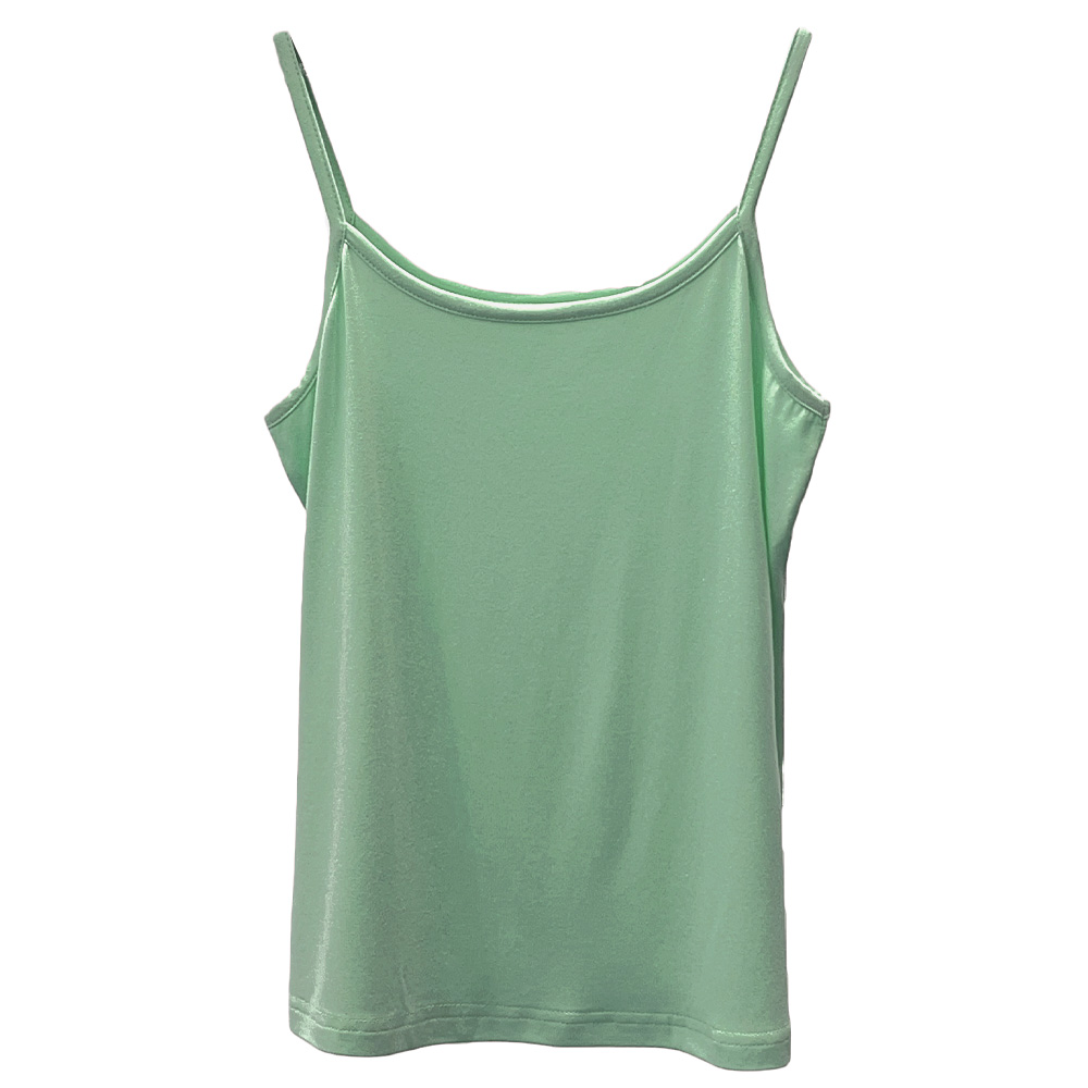 タンクトップ キャミソール レディース 涼しい インナー 肌着 大きいサイズ ストレッチ さらさら ツルツル とろみ すっきり フィット Uネック 下着 rr-004 : Karly Shop ...