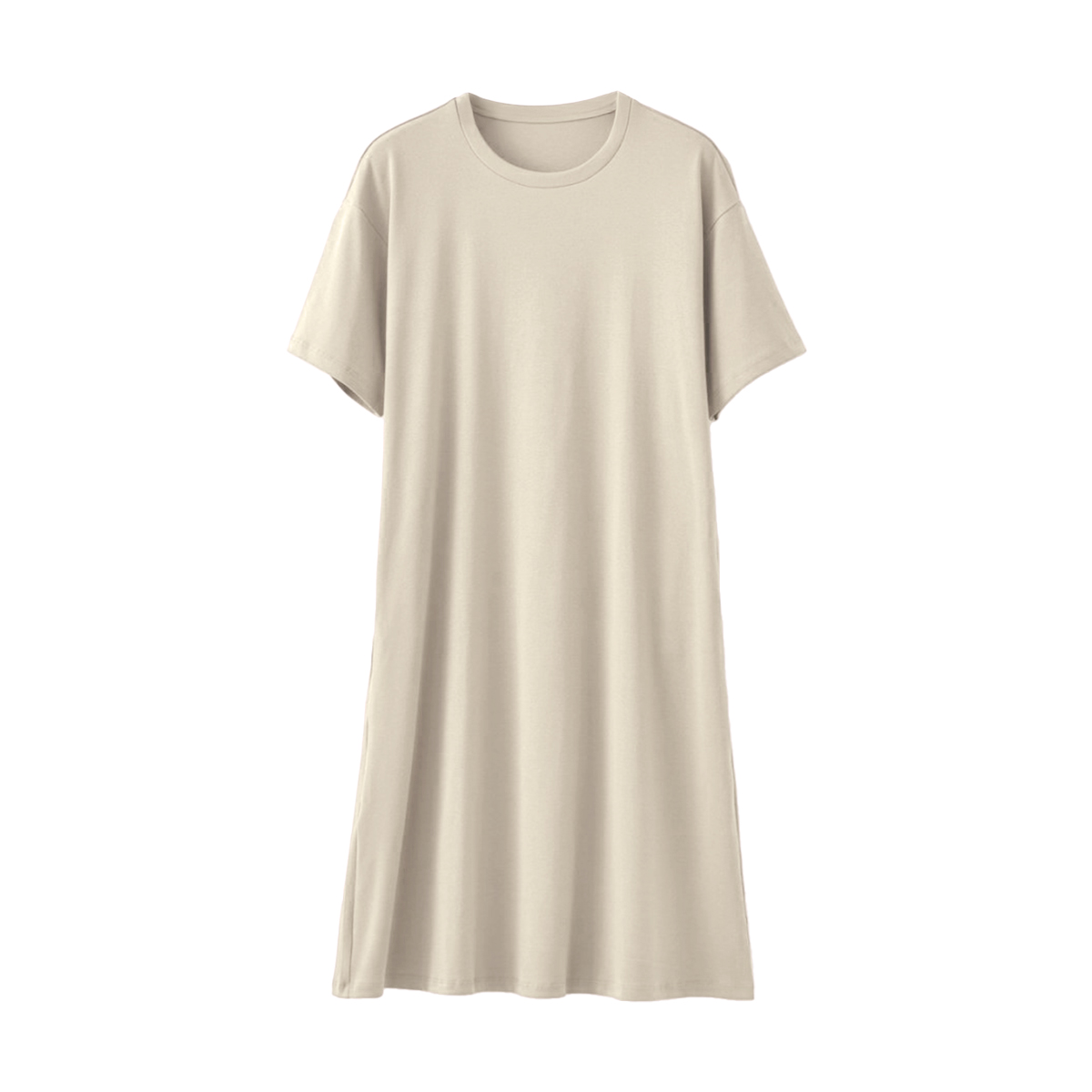 ルームウェア レディース 夏 ワンピース 綿 半袖 ポケット tシャツワンピース シンプル 無地 部屋着 涼しい ロング 大きいサイズ ゆったり マタニティ rr-040 : Karly ...