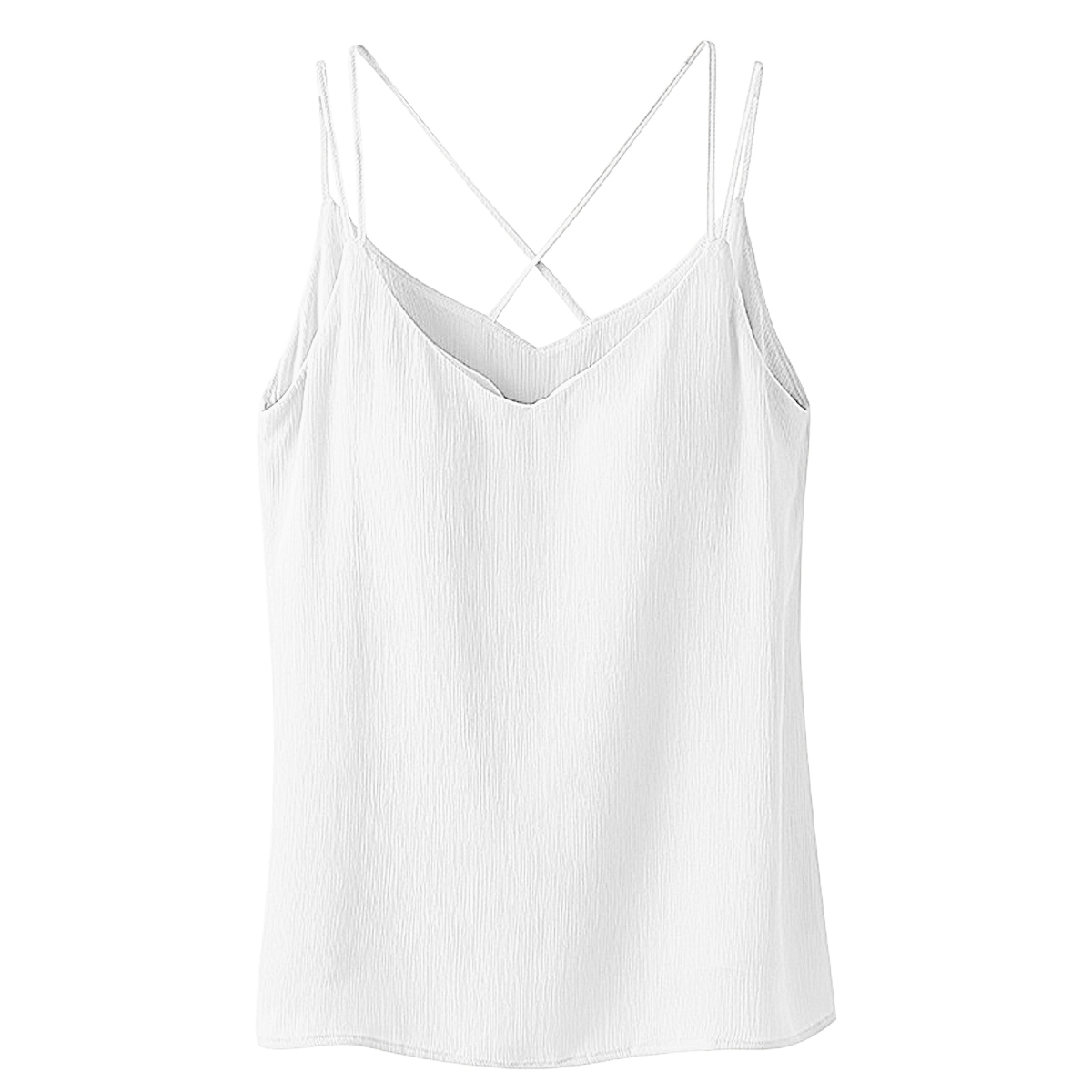 シアーキャミ ブラトップ カップ付き キャミソール シフォン カップ一体型 おしゃれ シアー素材 楽ちん シンプル エレガント クロスバック 透け感 黒 白 rr-047 : Karly ...