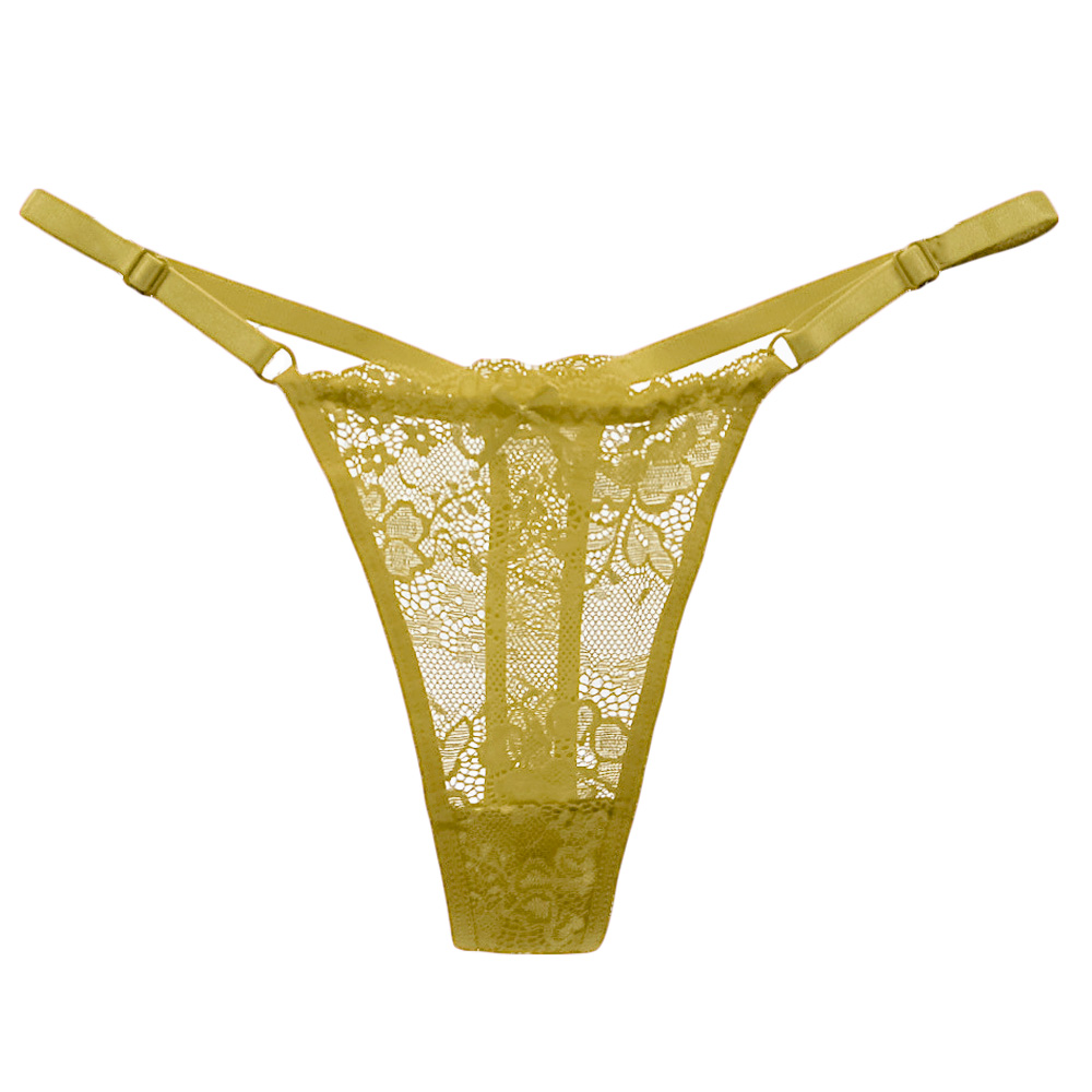 Tバック レディース プチプラ サイドストリング 紐パン 調整 腰ゴム 透ける レース リボン セクシー アジャスター 黒 白 赤 黄 緑 紫 水色 青 rt-016 : Karly Shop ...