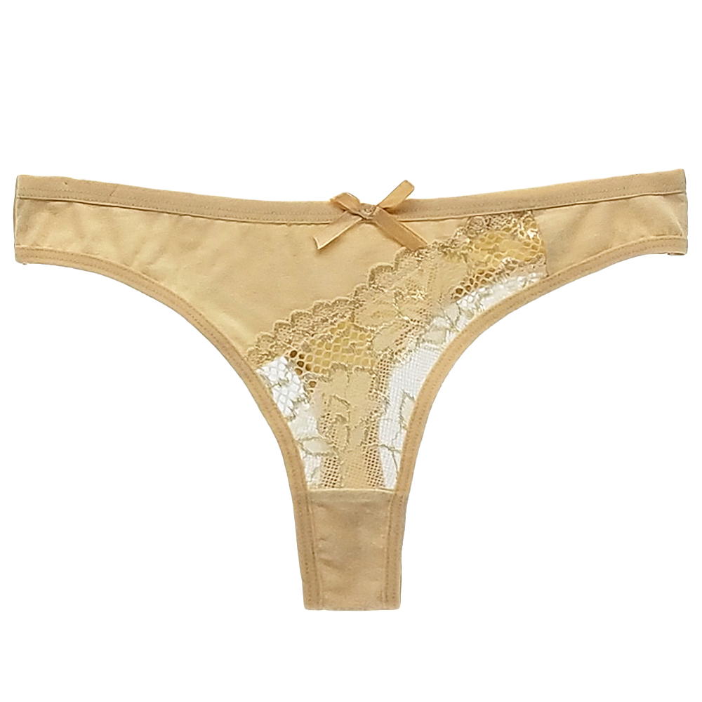 Tバック レディース 綿95% リボン 透ける レース アンシメトリー セクシー ストレッチ おしゃれ コットン パンティ 下着 黒 白 緑 水色 M L XL rt-017 : Karly ...