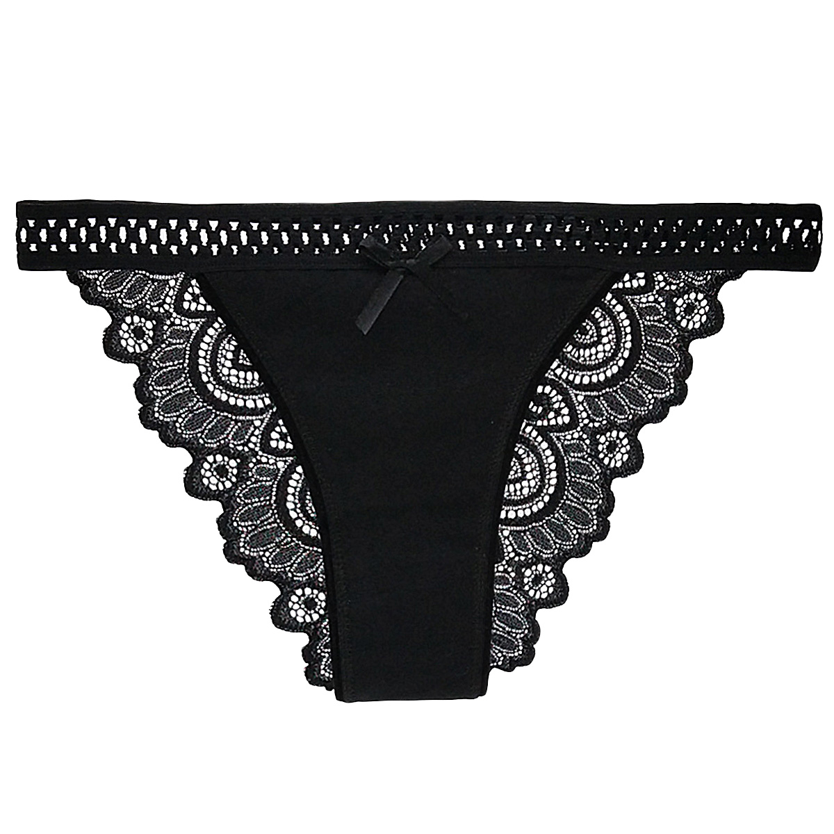 ブラジリアン レディース 綿 コットン エレガント レース ストレッチ セクシー かわいい ハーフバック Tバック ショーツ パンティ プレゼント 黒 白 青 rt-029 : Karly ...