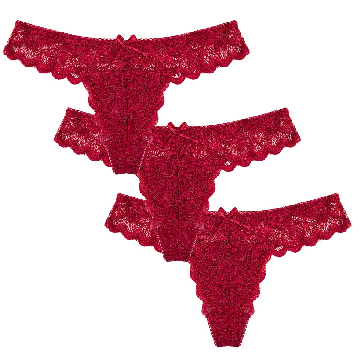【3枚セット】総レースTバックショーツ レディース セクシー まとめ買い 上品 大人可愛い 下着 透け感 ランジェリー お得な選べるカラー 黒 白 赤 紫 青 rt-038 : Karly ...