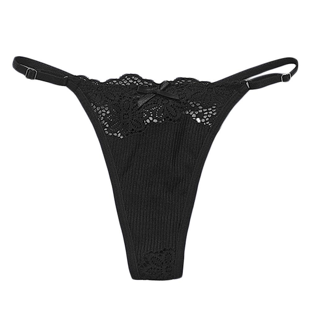 Tバック レディース プチプラ サイドストリング 紐パン 腰ゴム レース リボン セクシー ランジェリー 調節 締め付けない 可愛い rt ...