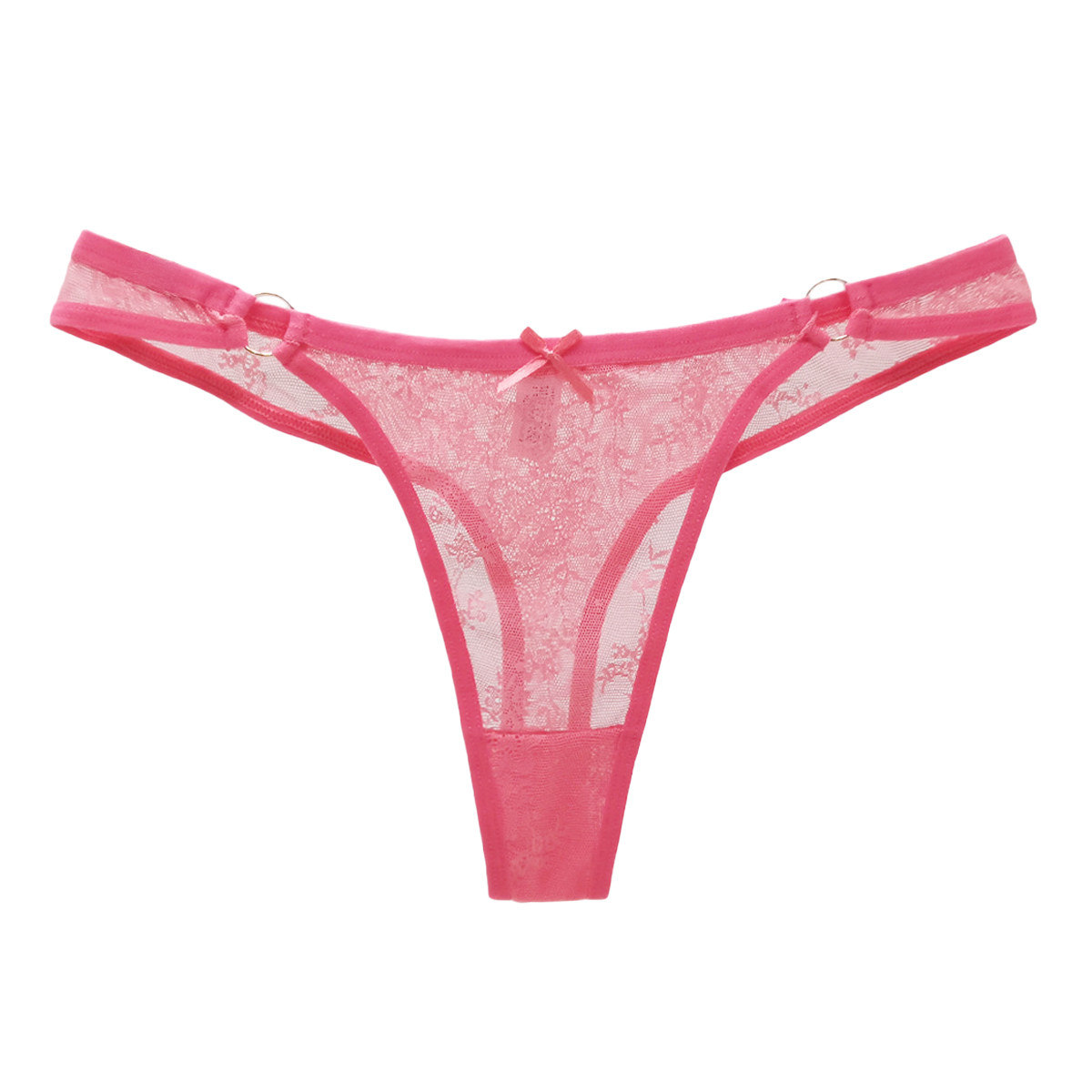 Tバック レディース インナー 下着 レース セクシー きれい 透ける シースルー リング サテン リボン かわいい ストレッチ おしゃれ 黒 赤 緑 青 紺 rt-031 : Karly ...