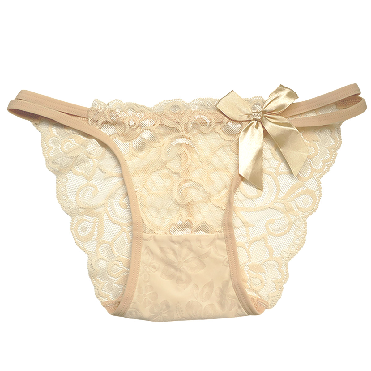 花柄 レース シースルー サイドストリング ハイカットショーツ ブラジリアン リボン セクシー パンティ かわいい 透け感 勝負下着 黒 白 紫 青 rt-044 : Karly Shop 2 ...