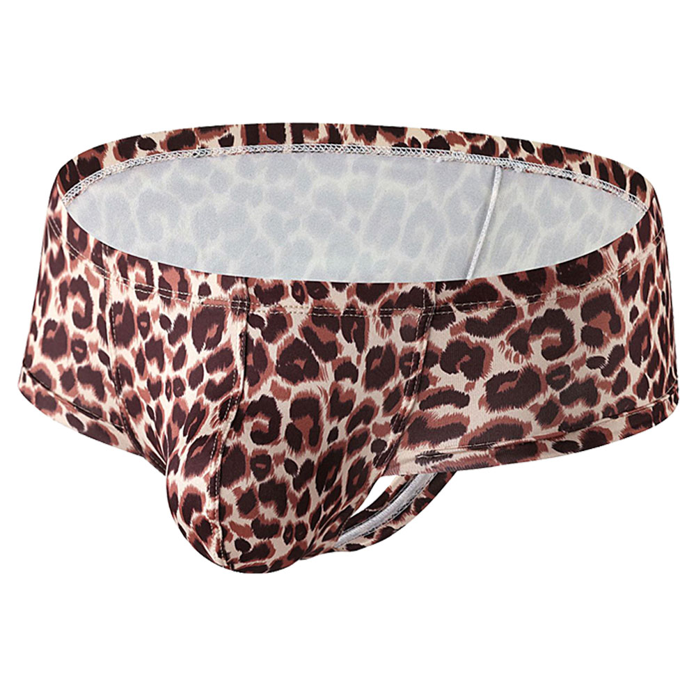 ボクサーパンツ メンズ ビキニショーツ セクシー ツルツル メッシュ 立体縫製 速乾 通気 ローライズ シンプル 柄物 個性的 豹 大きいサイズ M-3L 黒 緑 ms-004 ...