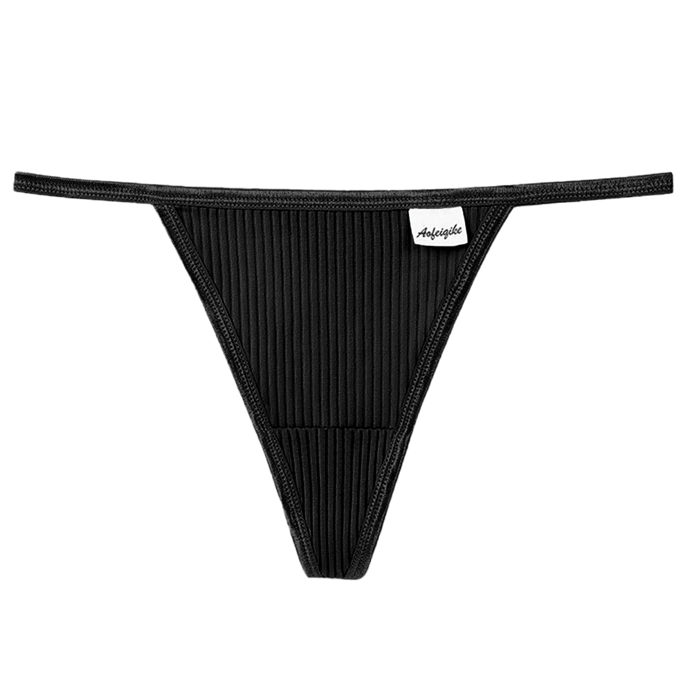 Tバック レディース プチプラ 綿 コットン リブあみ 光沢 キラキラ Gストリング 紐パン サイドストリング ストレッチ レースなし 黒 白 緑 青 紺 rt-007 : KarlyShop ...