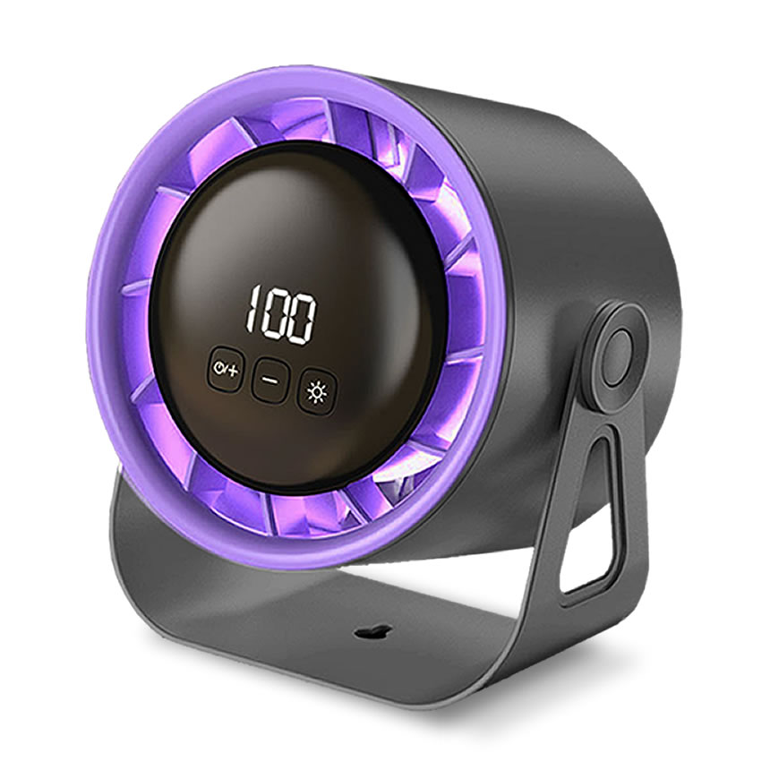 5個セット 扇風機 ハンディファン LEDライト サーキュレーター 卓上