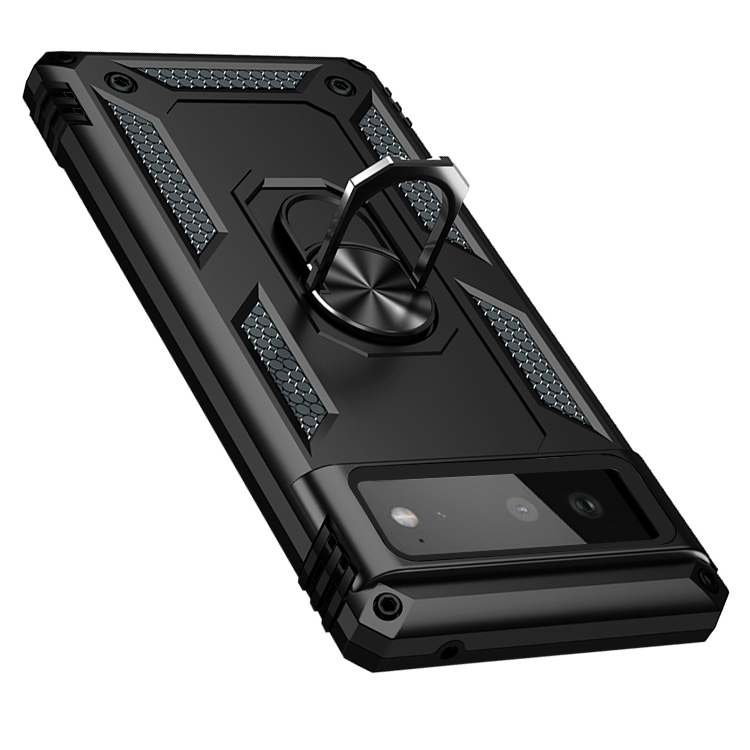 Pixel8a ケース 耐衝撃 カバー 一体型リング付き マグネット式 Pixel8a ケース 耐衝撃 カバー 一体型リング付き マグネット式