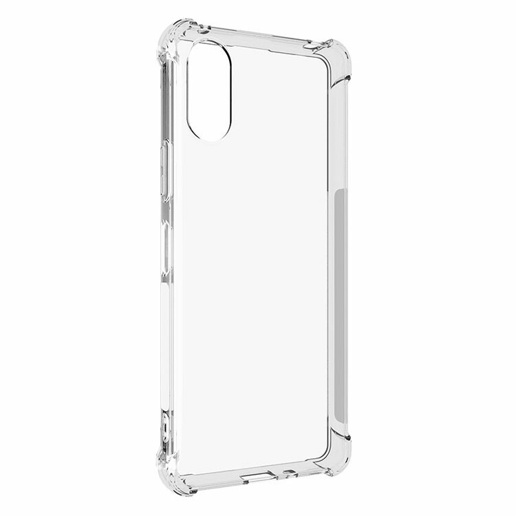 BASIO active 3 クリアケース active3 耐衝撃 カバー クリア 透明 TPU 角 保護 コーナーバンパー シンプル 背面ケース ソフトケース/カバー ストラップ穴 ...