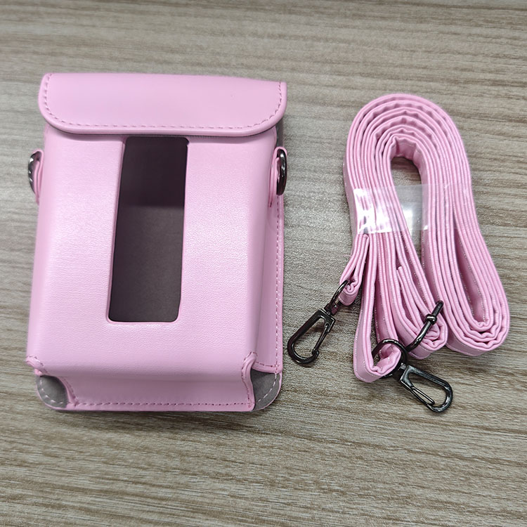 INSTAX mini Link 3 ケース カバー ショルダーストラップ付き PUレザー レディース 肩掛け カメラバッグ カメラケース ...